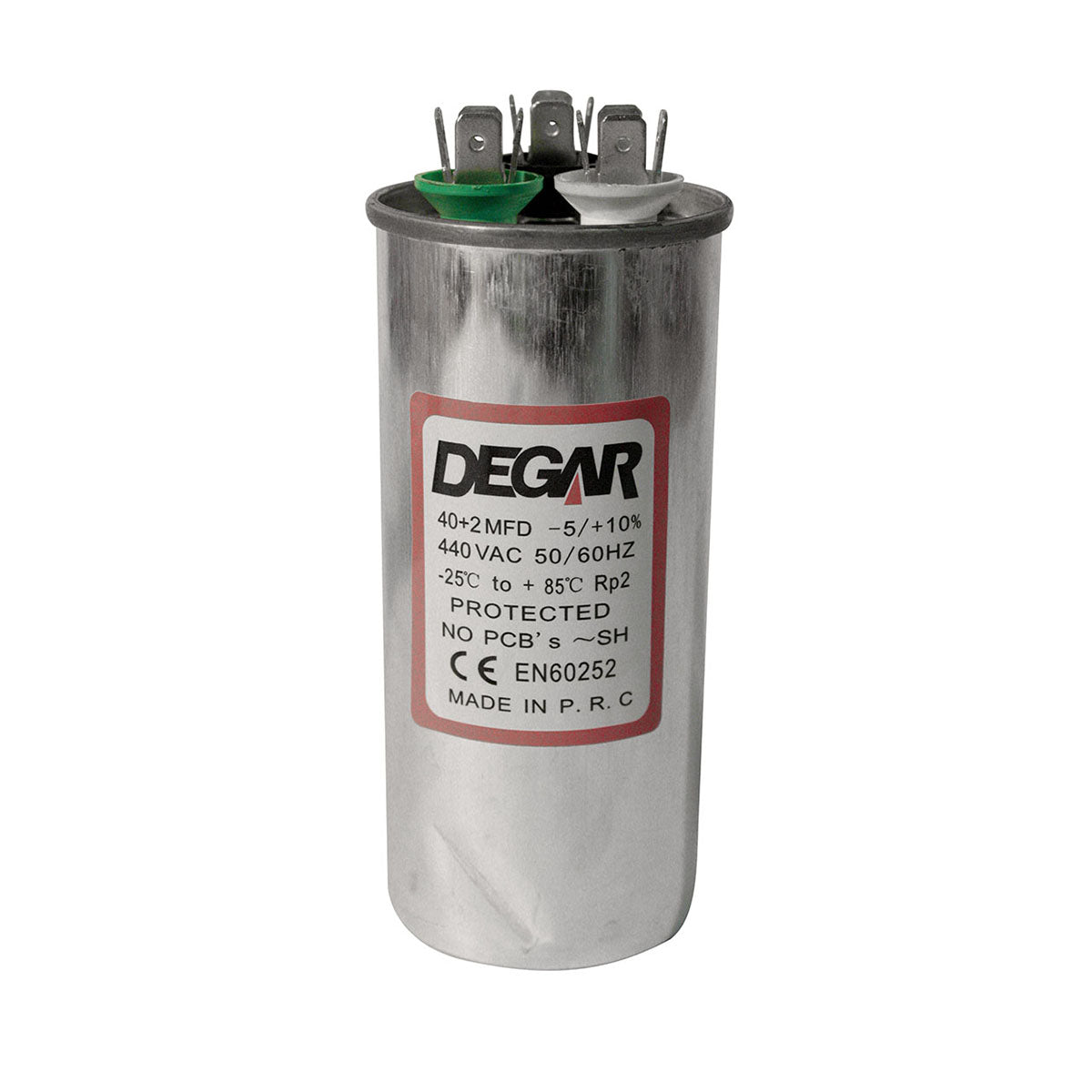 Capacitor De Marcha 40+2 Mfd 440Vac — CLIDAIR