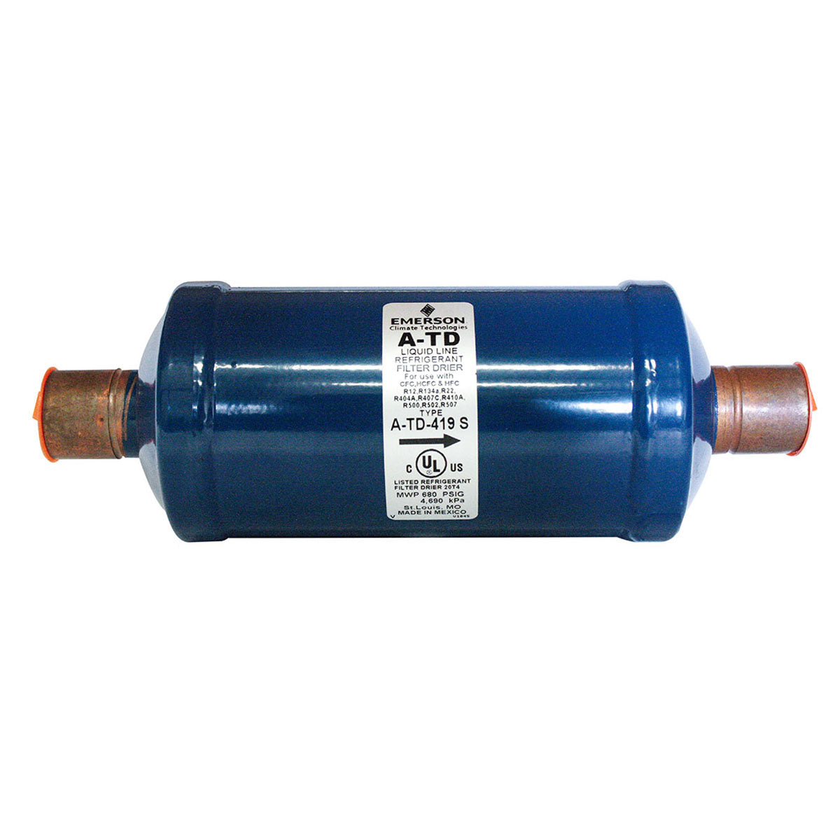 Filtro Secador Soldable 1 1/8" A-Td419S Emerson — CLIDAIR