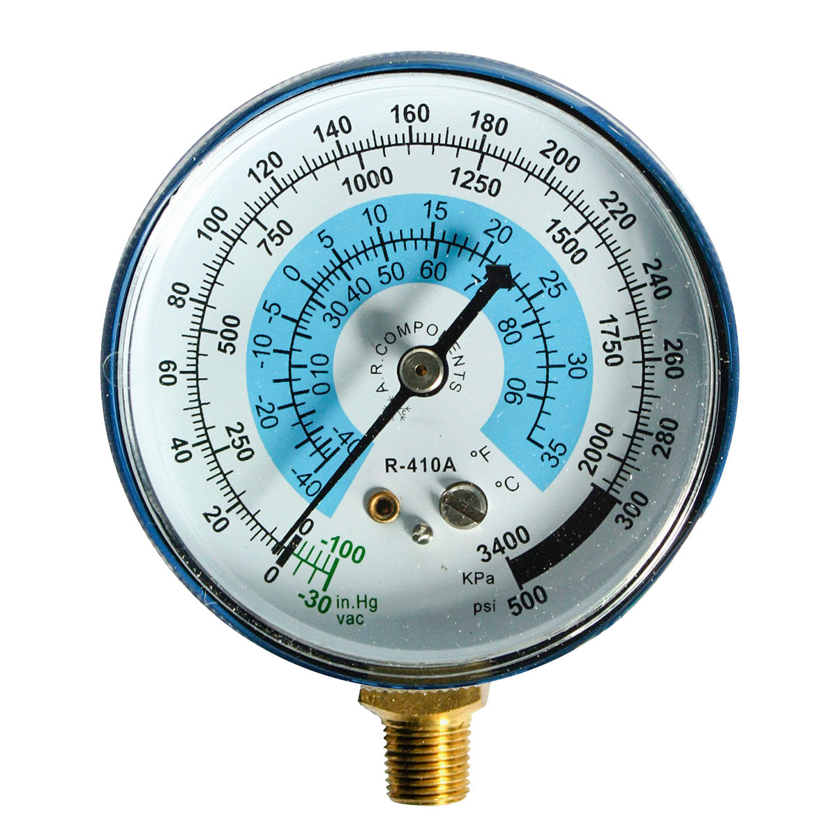 Reloj Manometro Baja R410 — CLIDAIR